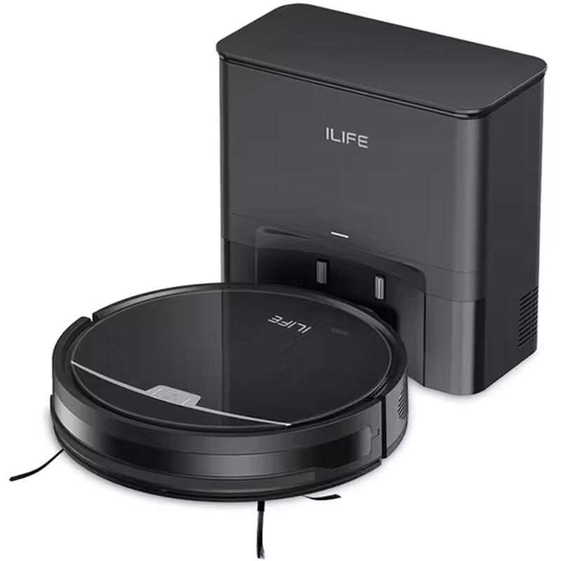 ILIFE V9 Pro, 3000Pa, Gyroscope Navigation, Self-Empty Robotic Vacuum ...