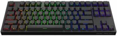 Dark Project - One KD87A Keyboard ABS Gateron Optical 2.0 Red EU