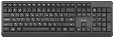 2E KS220WB Wireless Keyboard - Black