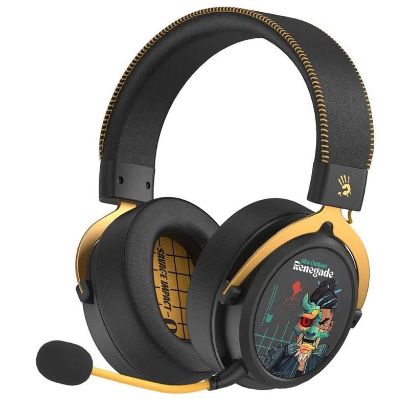 A4Tech Bloody MR595 AIO Gaming Headset With Mic Renegade Midnight